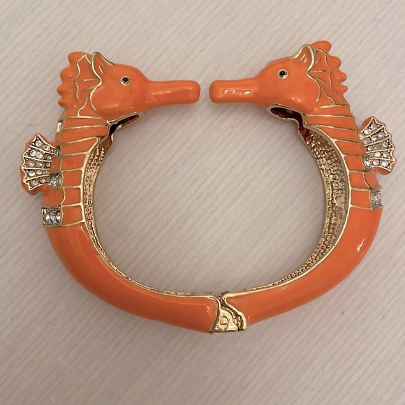 Juicy Couture | Jewelry | Juicy Couture Critter Cuff Seahorse Enamel ...